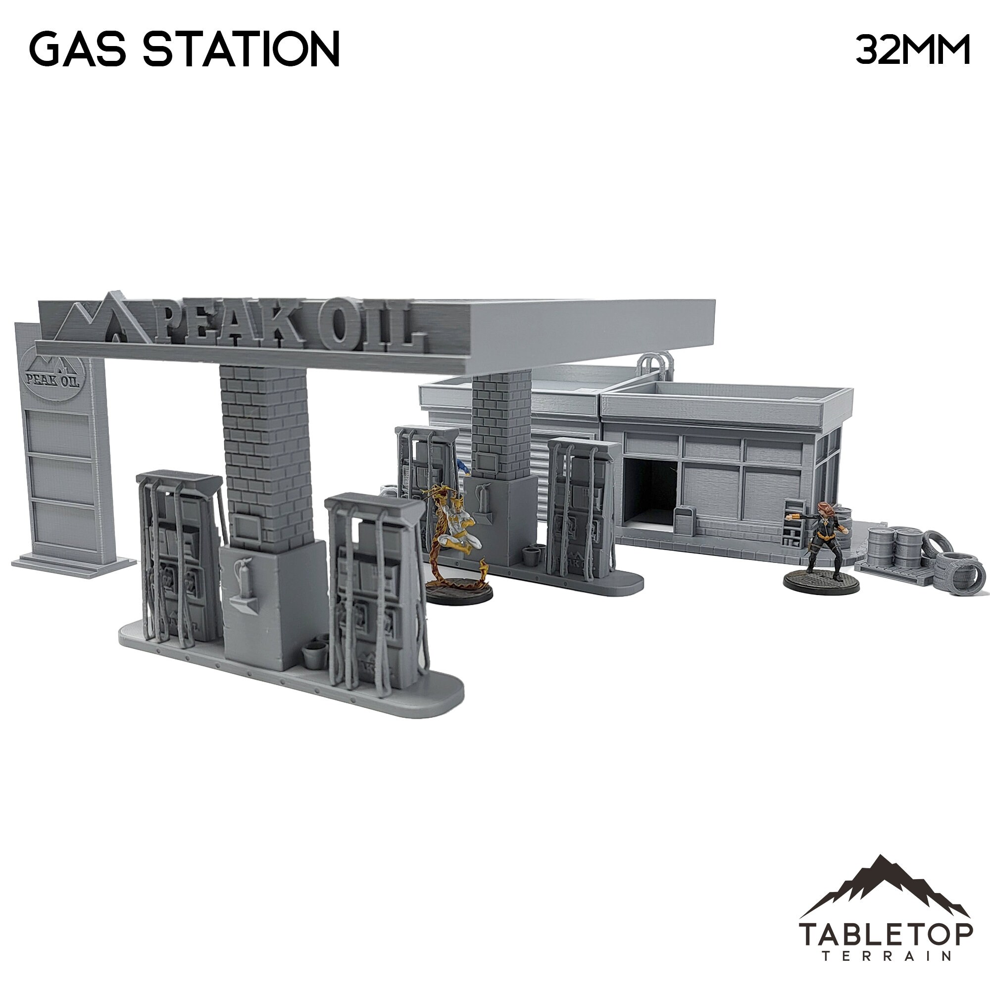 Gas Station Marvel Crisis Protocol Building MCP Urban - Etsy