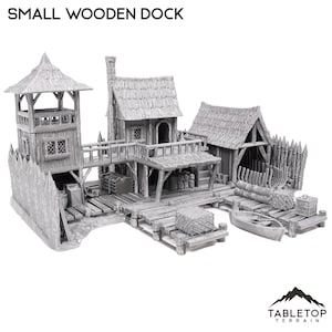 Small Wooden Dock - DND Aos Pathfinder Conquest Miniatureland Tabletop ...