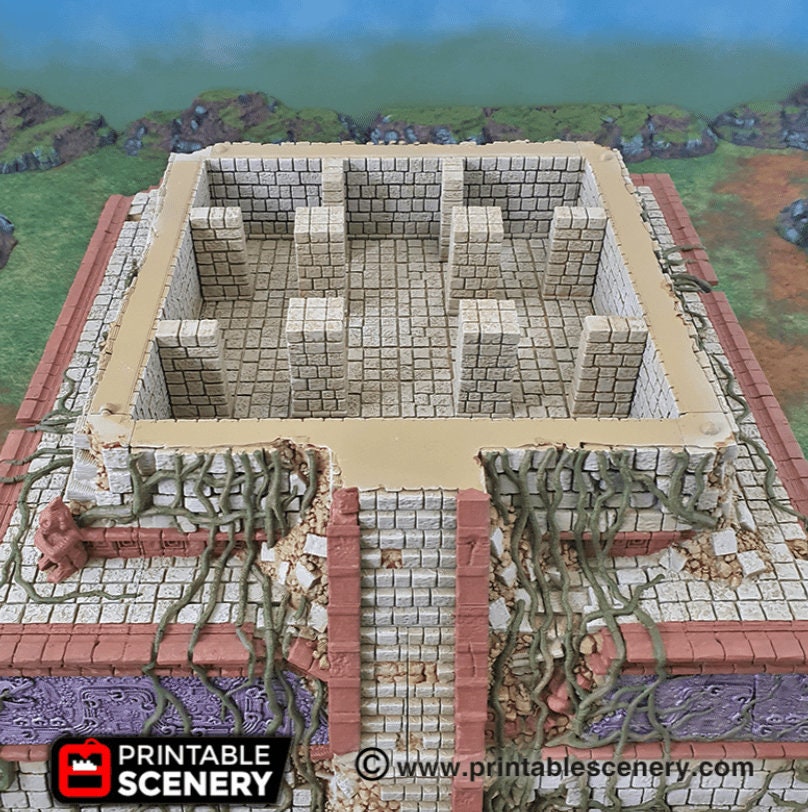 Pyramid of K'aas - Fantasy Terrain - New Eden Jungle Terrain DND Aos ...
