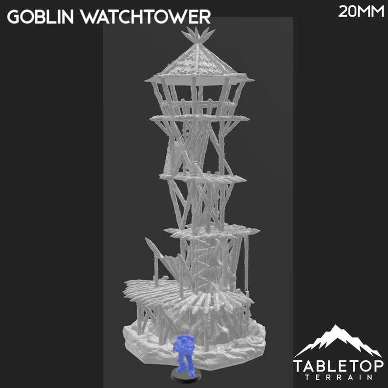 Goblin Watchtower - DND Aos Pathfinder Conquest Miniatureland Tabletop ...