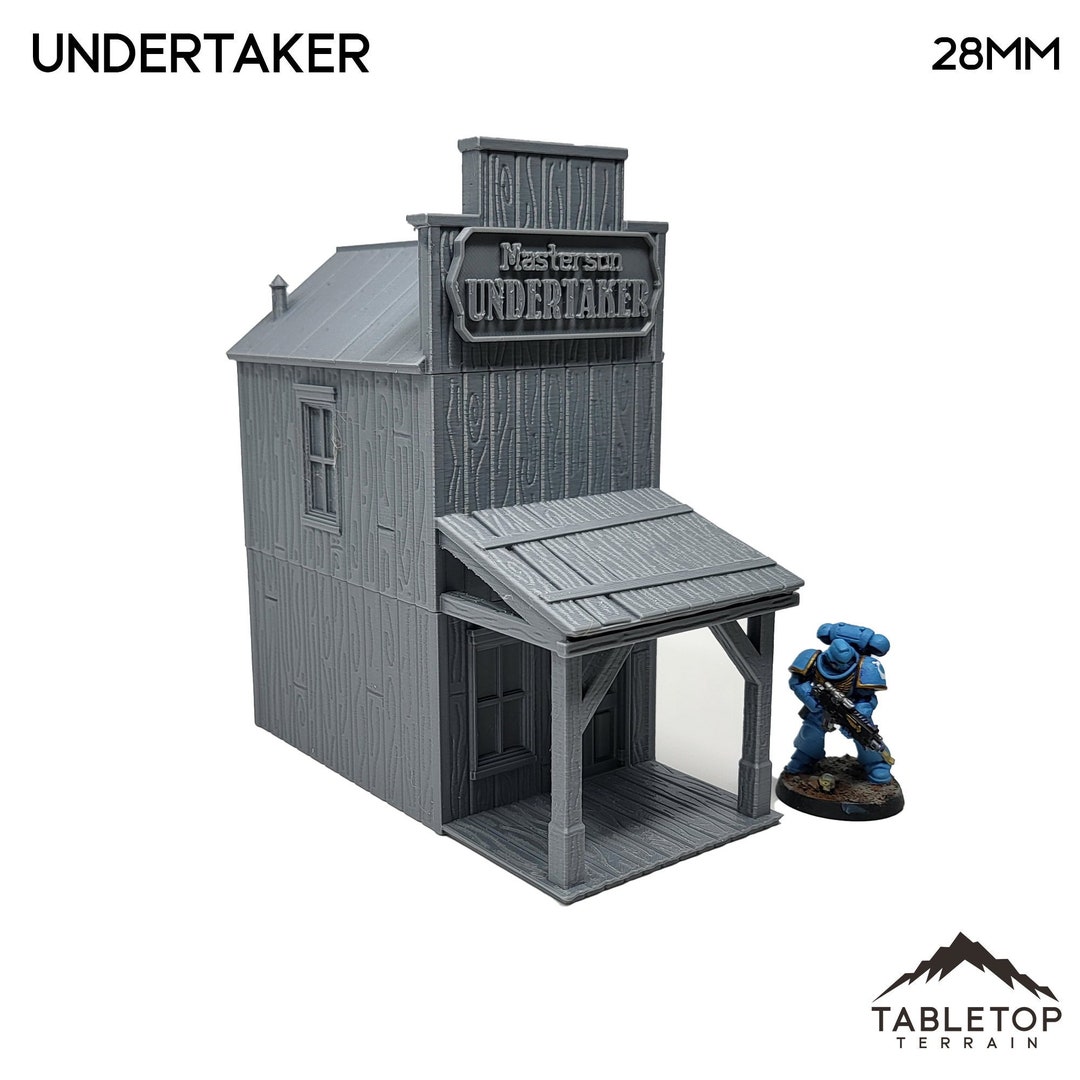 Undertaker Wild West Building - Etsy
