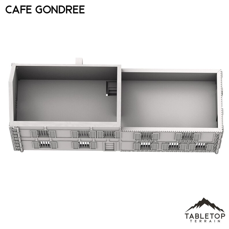 Cafe Gondrée Benouville - WWII Terrain Wargame Tabletop Terrain Terrain ...