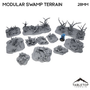 Modular Swamp Terrain - DND Aos Pathfinder Conquest Miniatureland ...