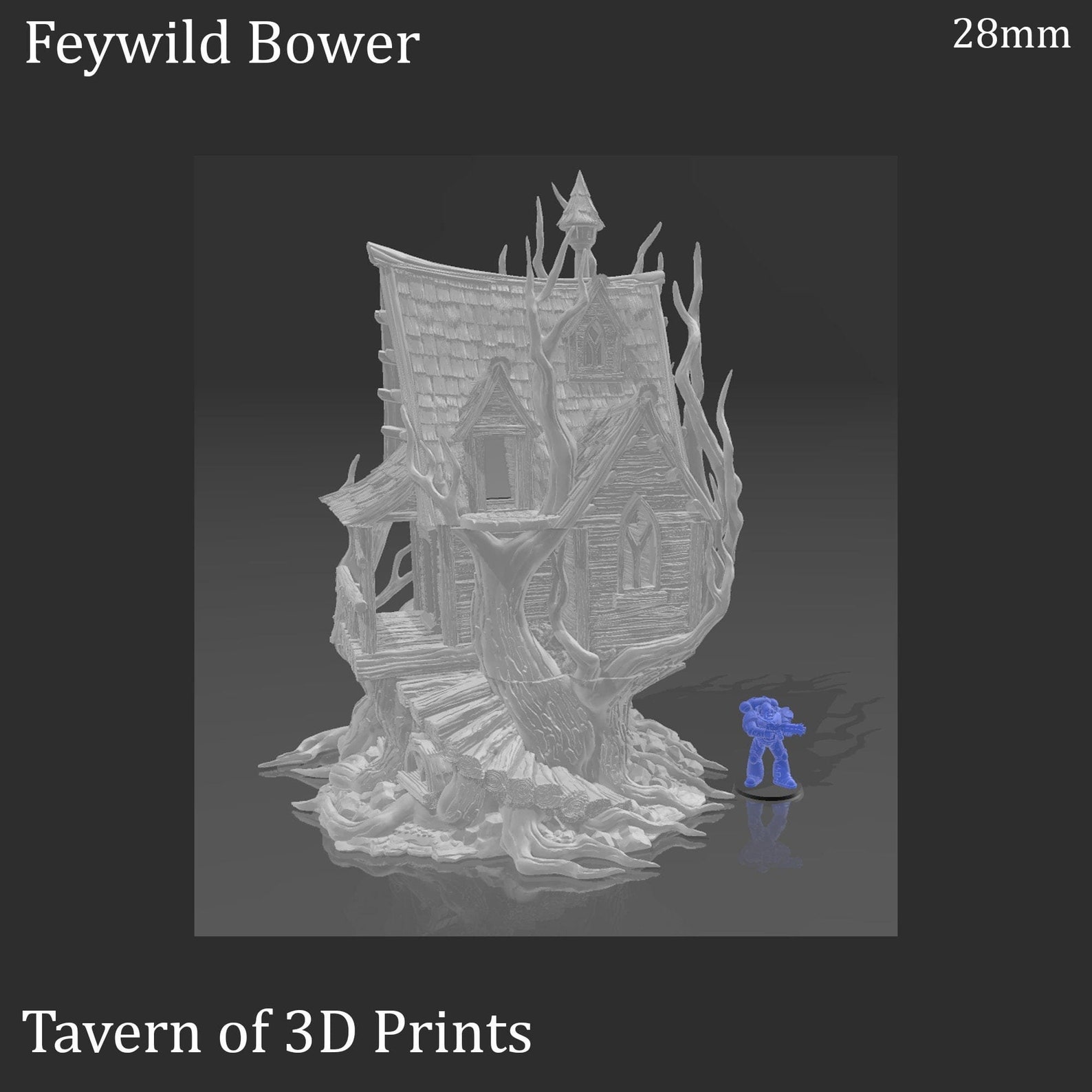 Feywild Bower - Ruined Fantasy Building - Shadowfey Fantasy Terrain DND ...