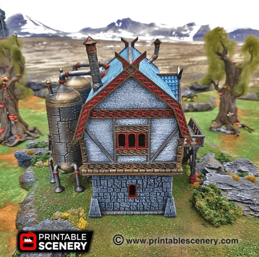 The Brewhouse - Dwarven Fantasy Building - Fantasy Terrain DND Aos ...