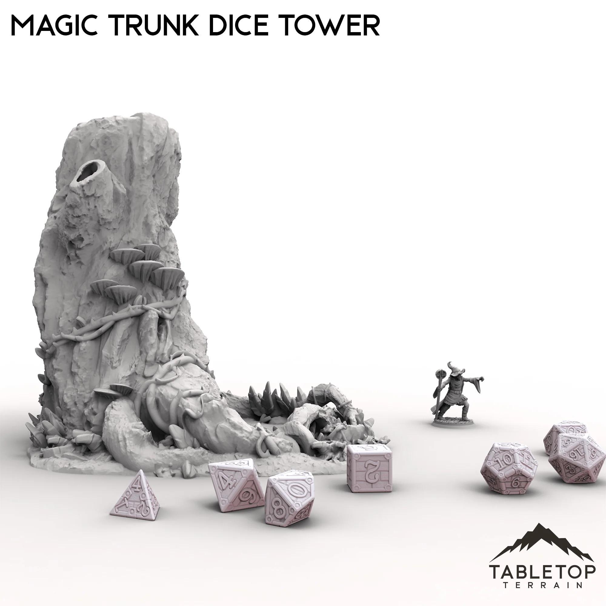 Magic Trunk Dice Tower - Tabletop Terrain Fantasy DND Miniature ...