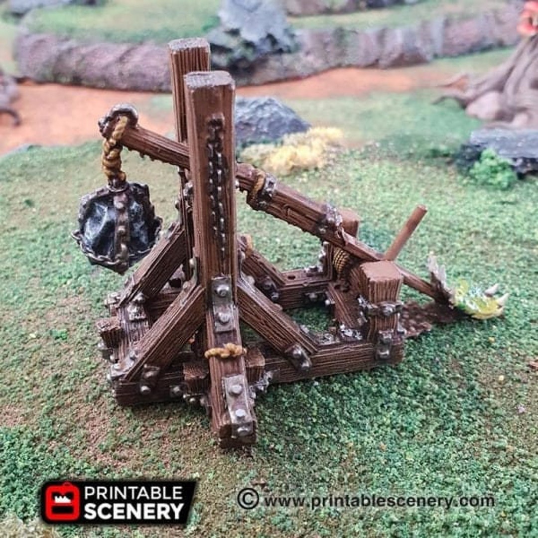Plague Thrower Catapult - Siege Equipment - DND Aos Malifaux Kings of ...