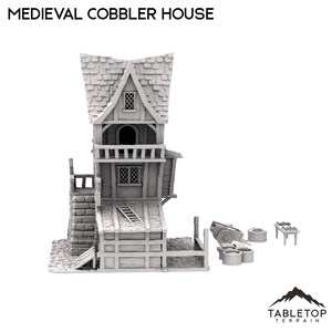 Medieval Cobbler House - DND Aos Pathfinder Conquest Miniatureland ...