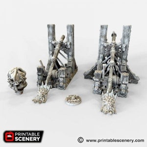 Plague Thrower Catapult - Siege Equipment - DND Aos Malifaux Kings of ...
