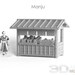 Samurai Market Stalls - Test of Honor Japan Miniatures Terrain - Etsy