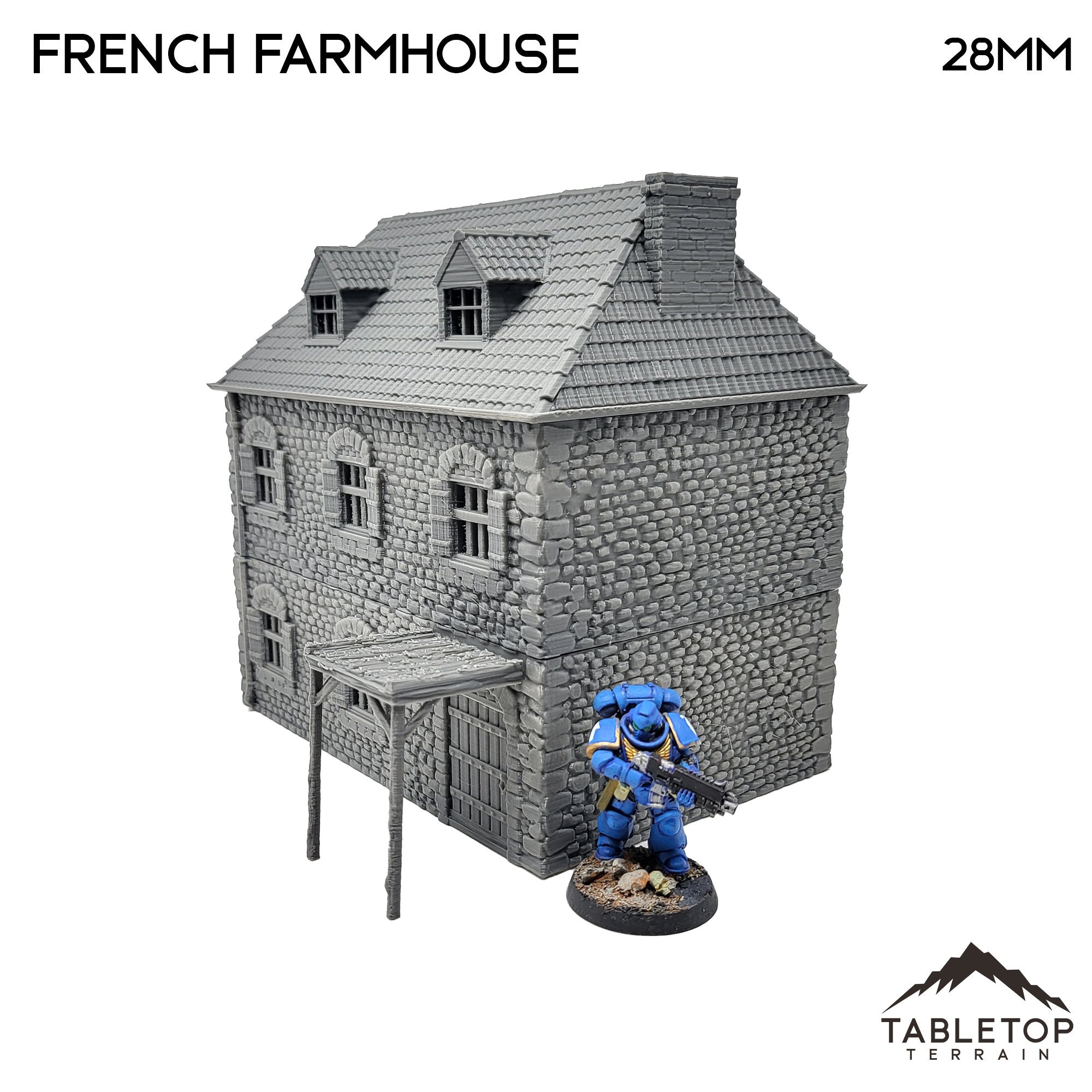 French Farmhouse - WWII Building - Etsy