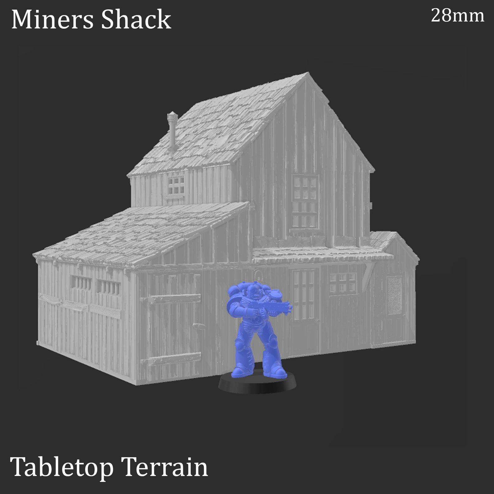 Miners Shack Wild West Building Wild West Exodus Tabletop - Etsy