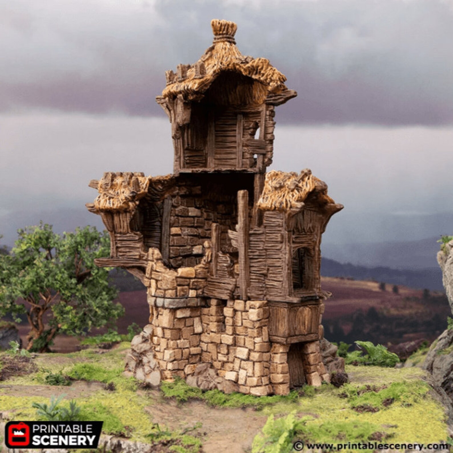 Ruined Barracks - Hagglethorn Hollow - Fantasy Ruins - DND Aos ...