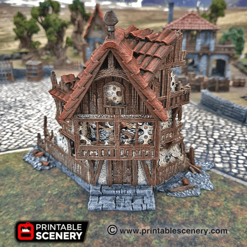 Ruined Merchants & Markets - Fantasy Ruins - Winterdale Fantasy Terrain ...