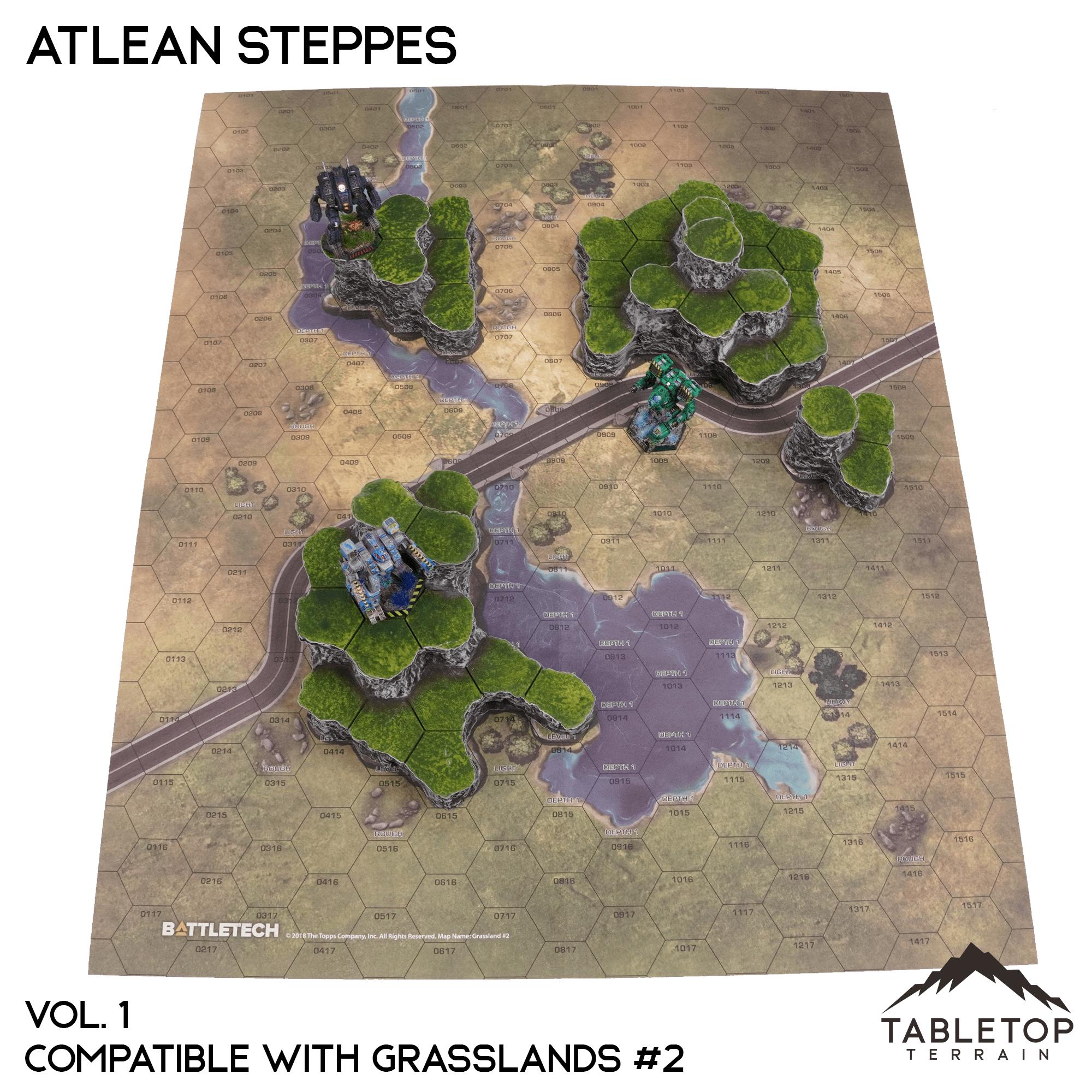 HEXTECH Atlean Steppes Map Hill Sets - 6mm - Thunderhead Studio 6mm ...