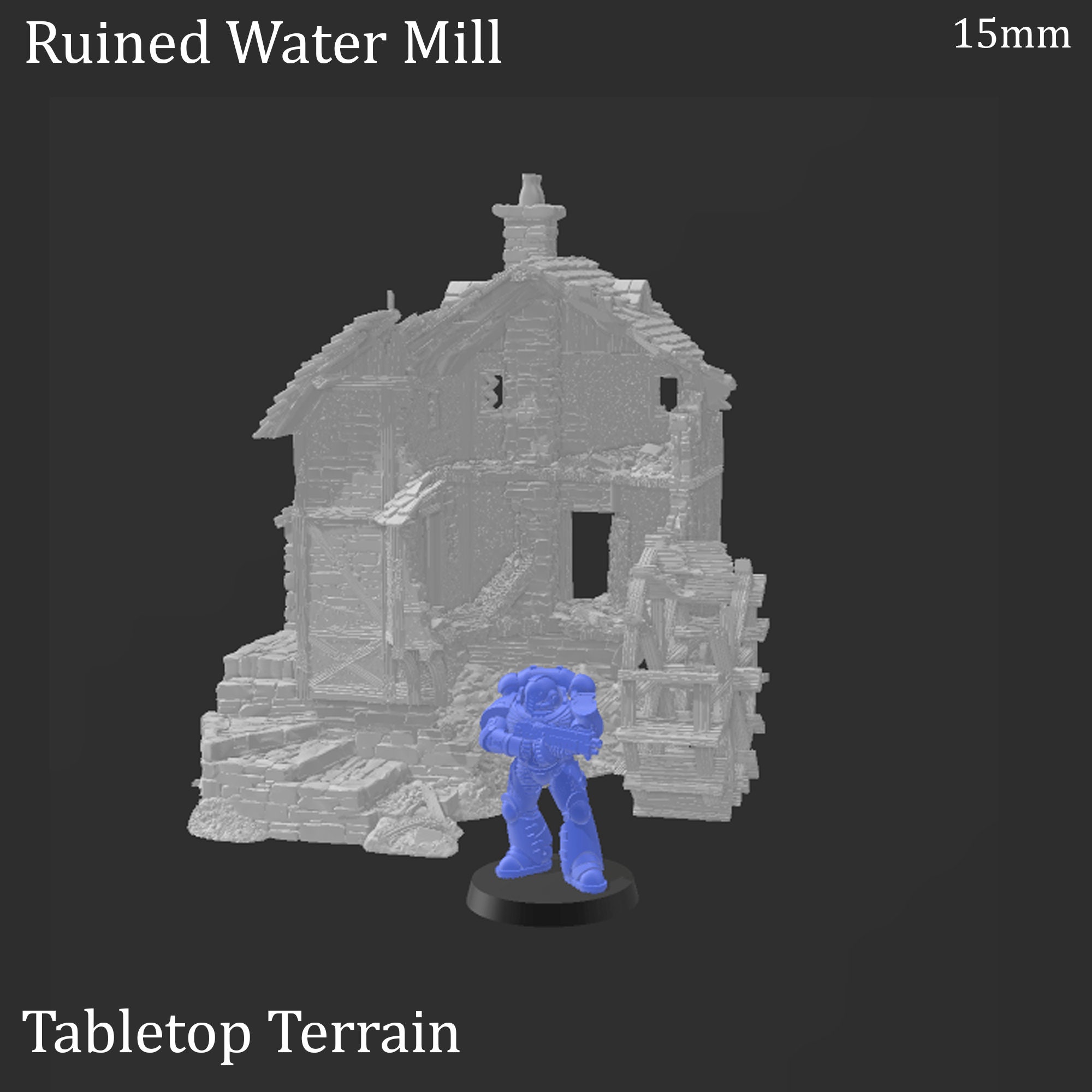 Ruined Water Mill - Fantasy Ruins - Winterdale Fantasy Terrain DND Aos ...