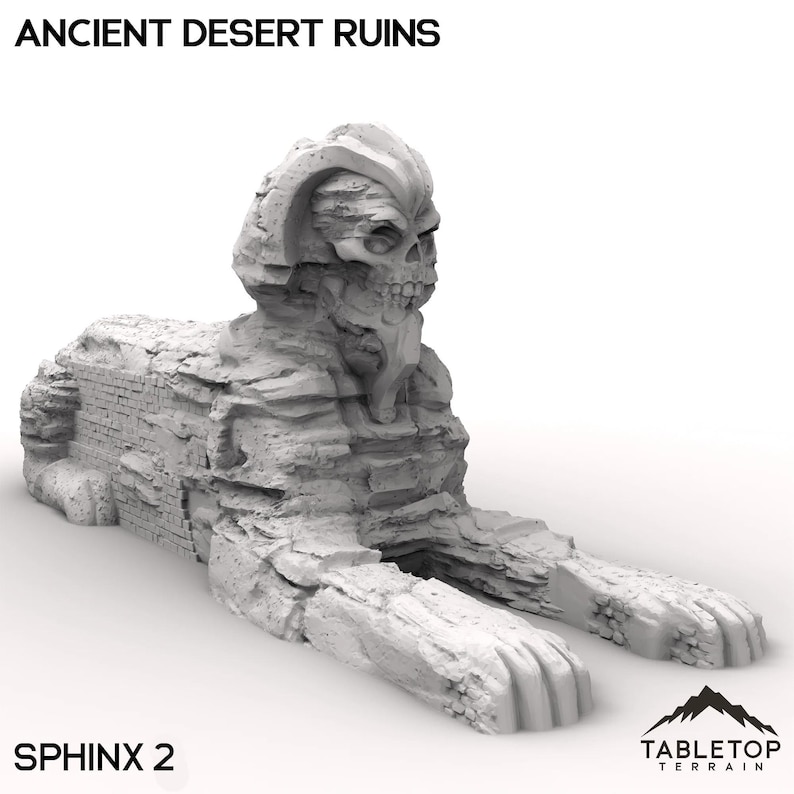 Ancient Desert Ruins - Tabletop Terrain Fantasy DND Miniature ...