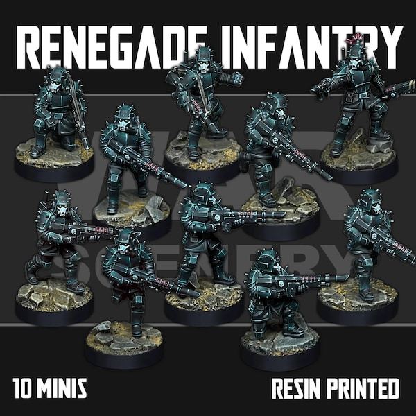 40k Guardsmen Miniatures - Etsy