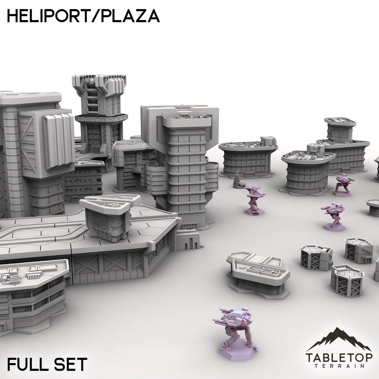 HEXTECH Heliport/plaza - City Map Pack - Thunderhead Studio 6mm ...