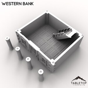 Western Bank - Wild West Terrain Wargaming RPG Exodus Western Rush 28mm ...