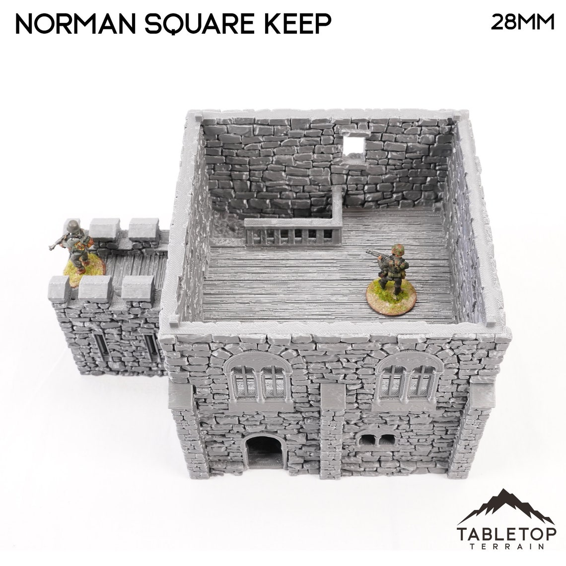 Norman Square Keep - Country & King - Fantasy Historical Building ...