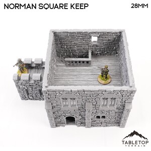 Norman Square Keep - Country & King - Fantasy Historical Building ...