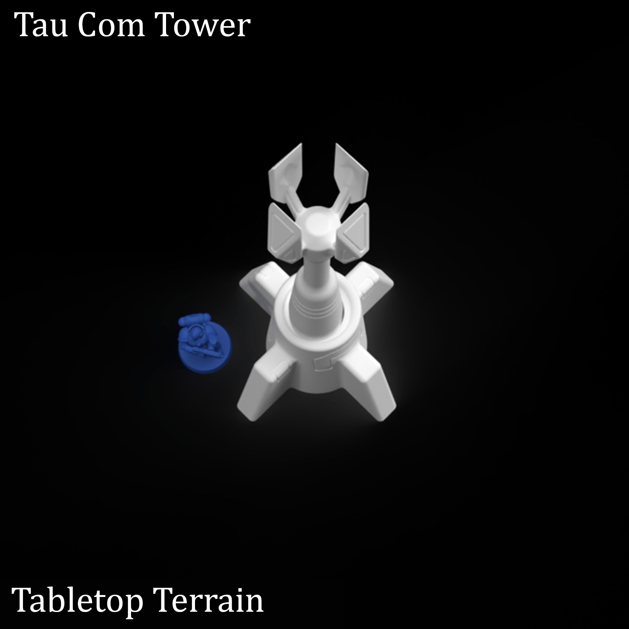 Taui Com Tower Space Communists Terrain Tabletop Terrain - Etsy
