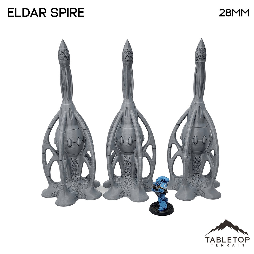 Eldari Spire Space Elves Terrain Tabletop Terrain Grimdark Terrain ...