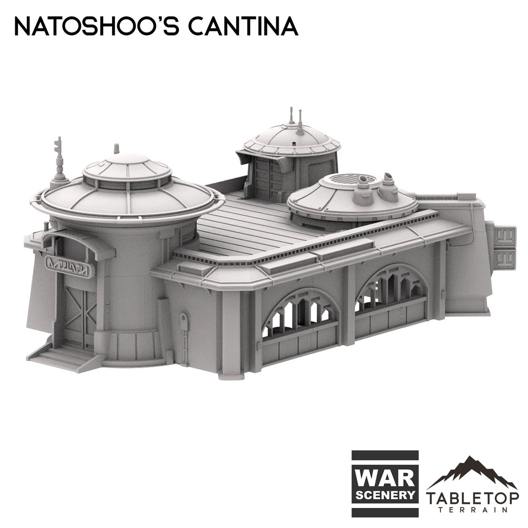 Natoshoo's Cantina - Star Wars Legion Terrain Outer Rim War Scenery ...