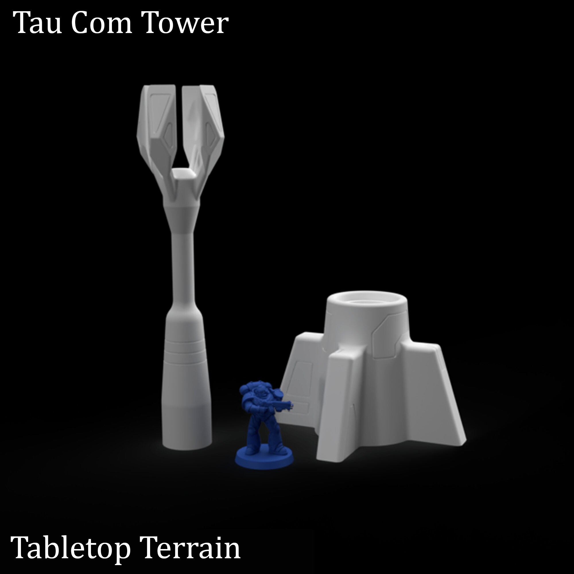 Taui Com Tower Space Communists Terrain Tabletop Terrain - Etsy