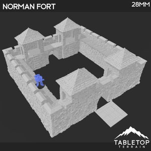 Norman Fort Walls / Ruined Fort Walls - Country & King- Fantasy ...