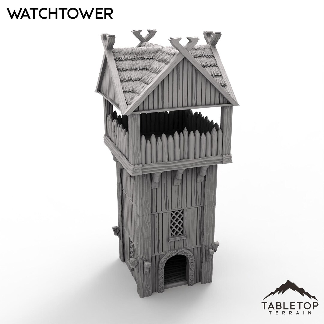 Watchtower - Kingdom of Saxonia - Tabletop Terrain High Fantasy DND ...