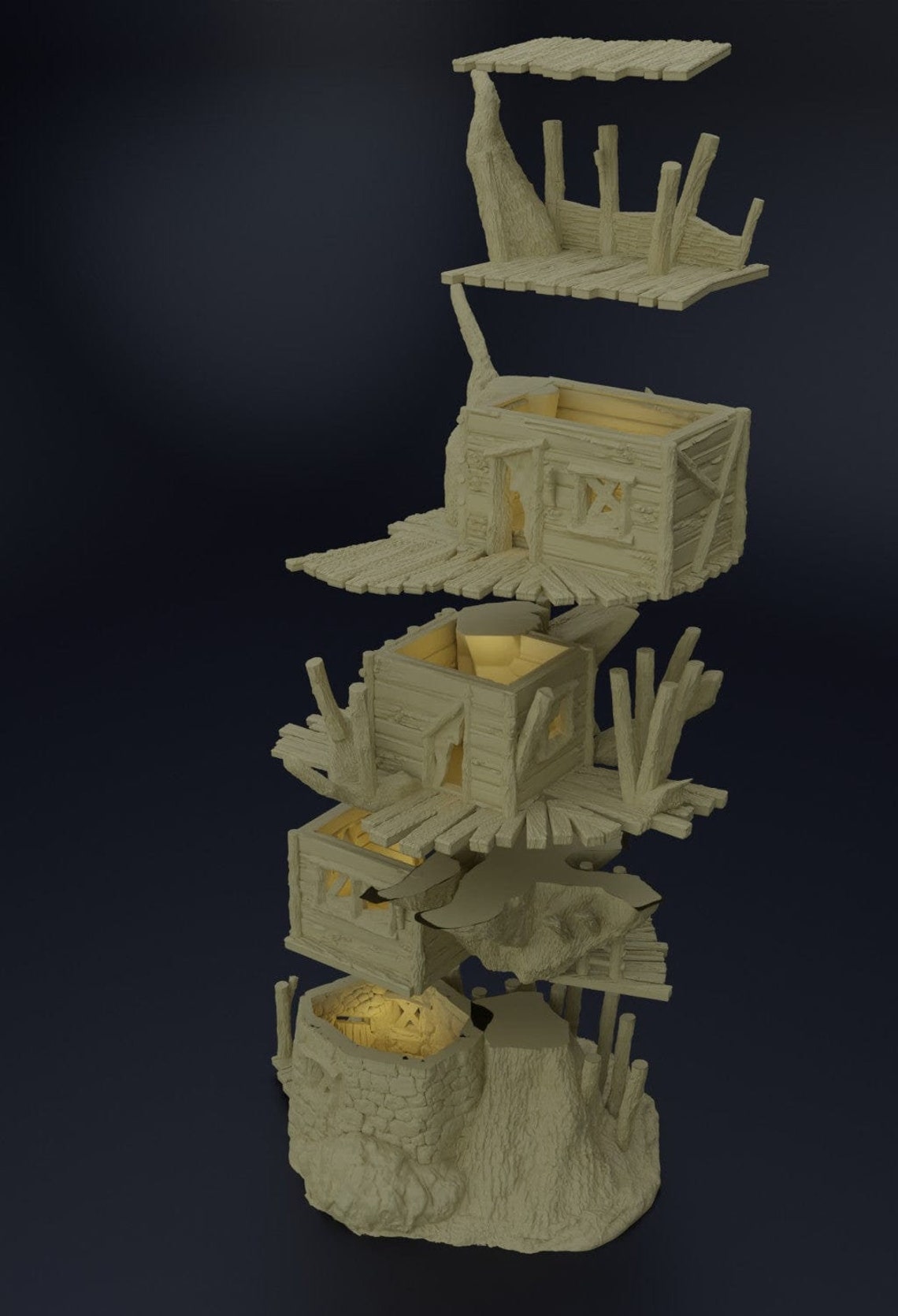 Ratling Hovel - DND Aos Pathfinder Conquest Miniatureland Tabletop ...