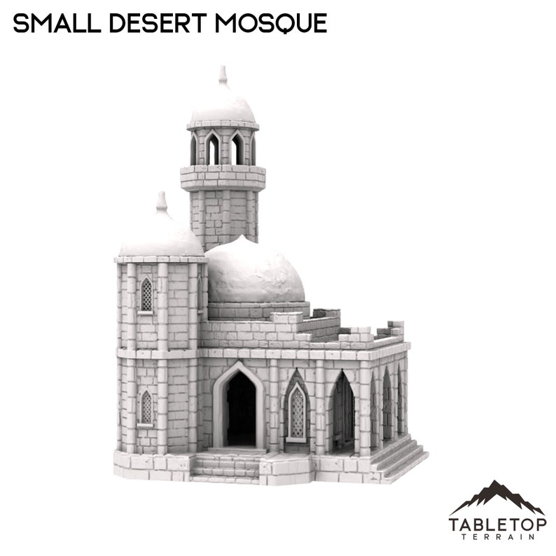 Small Desert Mosque - DND Aos Pathfinder Conquest Miniatureland ...