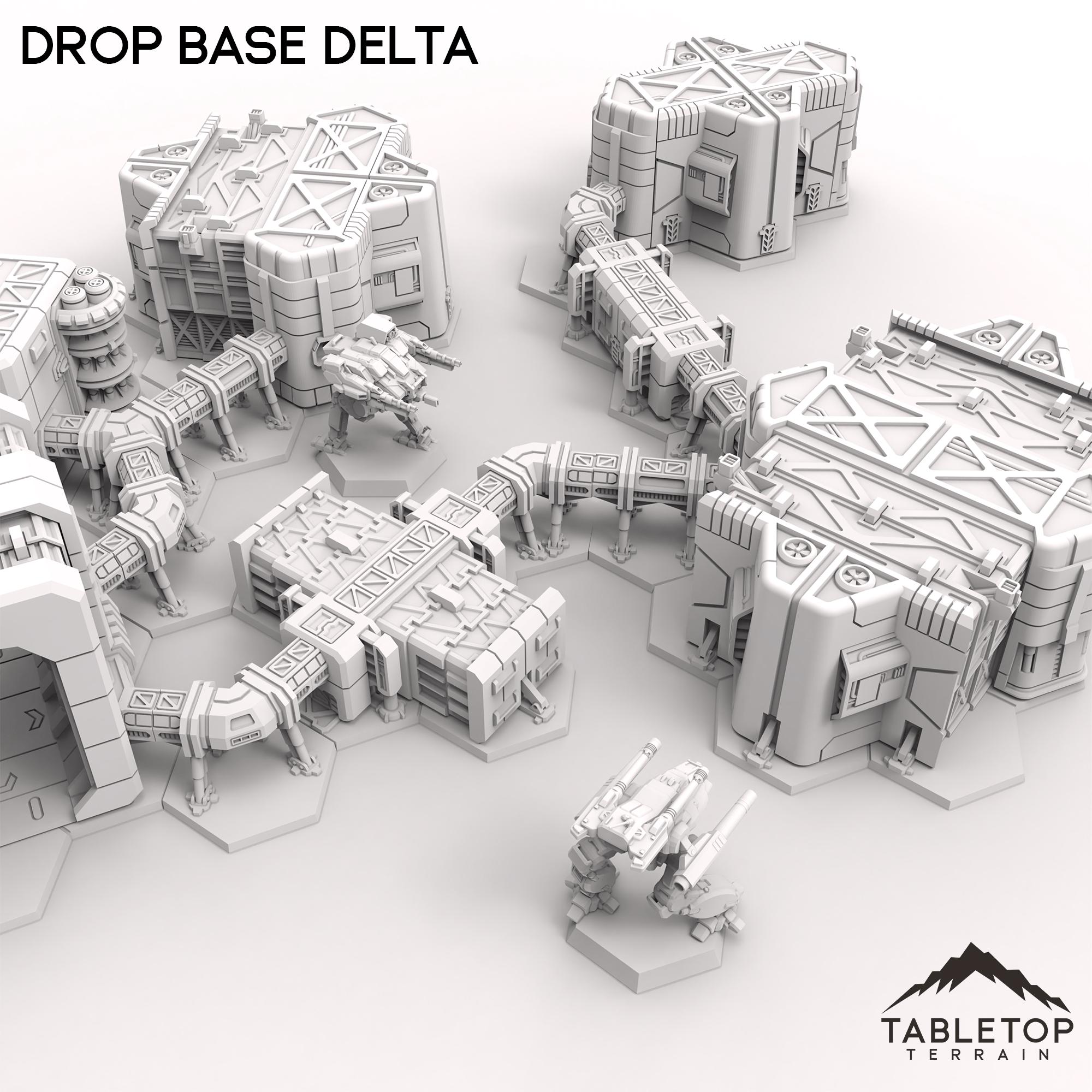 HEXTECH Drop Base Delta - 6mm - Thunderhead Studio 6mm Compatible With ...