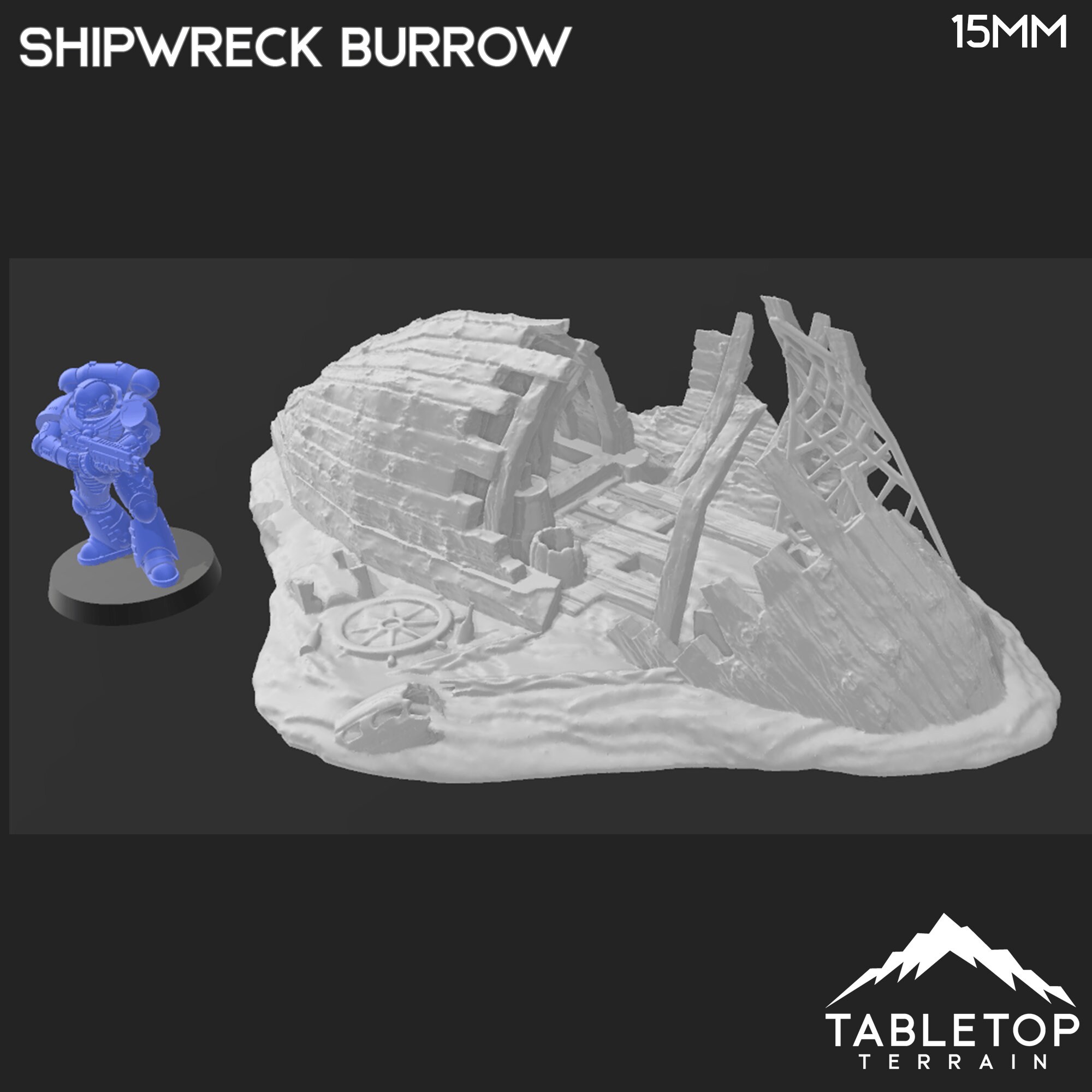 Shipwreck Burrow - DND Aos Pathfinder Conquest Miniatureland Tabletop ...