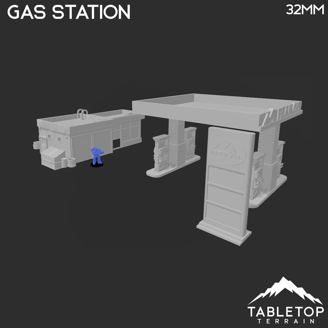 Gas Station Marvel Crisis Protocol Building MCP Urban - Etsy