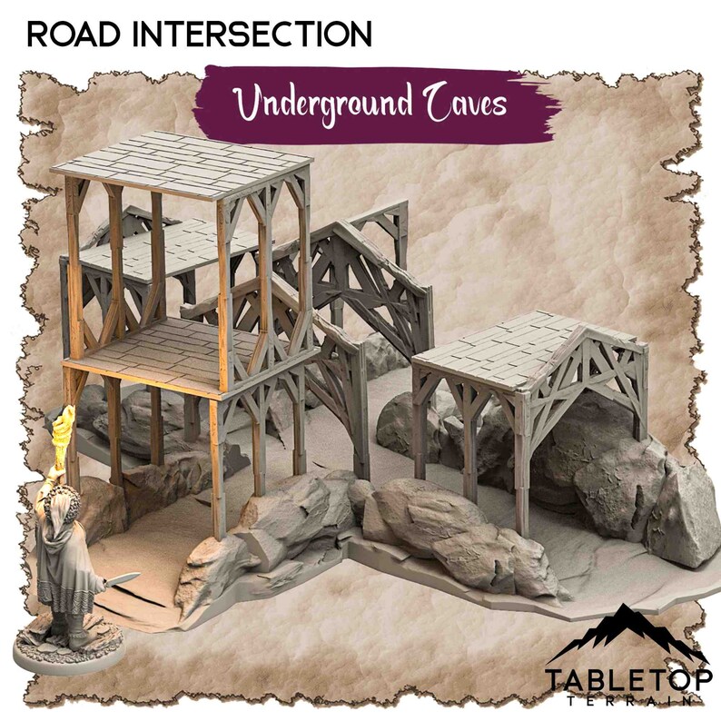 Underground Caves Thematic Dungeon Terrain DND Pathfinder - Etsy