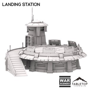 Landing Station Star Wars Legion Terrain Outer Rim War Scenery Koboh ...