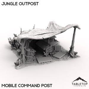 Jungle Outpost - Tabletop Terrain Outer Rim Compatible With Star Wars ...