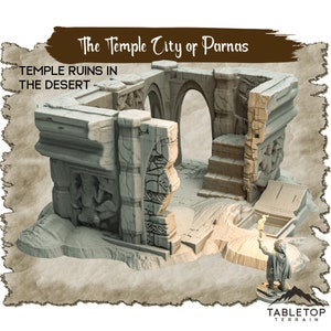 The Temple City of Parnas - Thematic Dungeon Terrain - DND Aos Malifaux ...