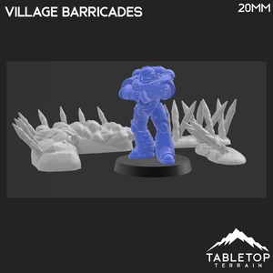 Village Barricades - DND Aos Pathfinder Conquest Miniatureland Tabletop ...