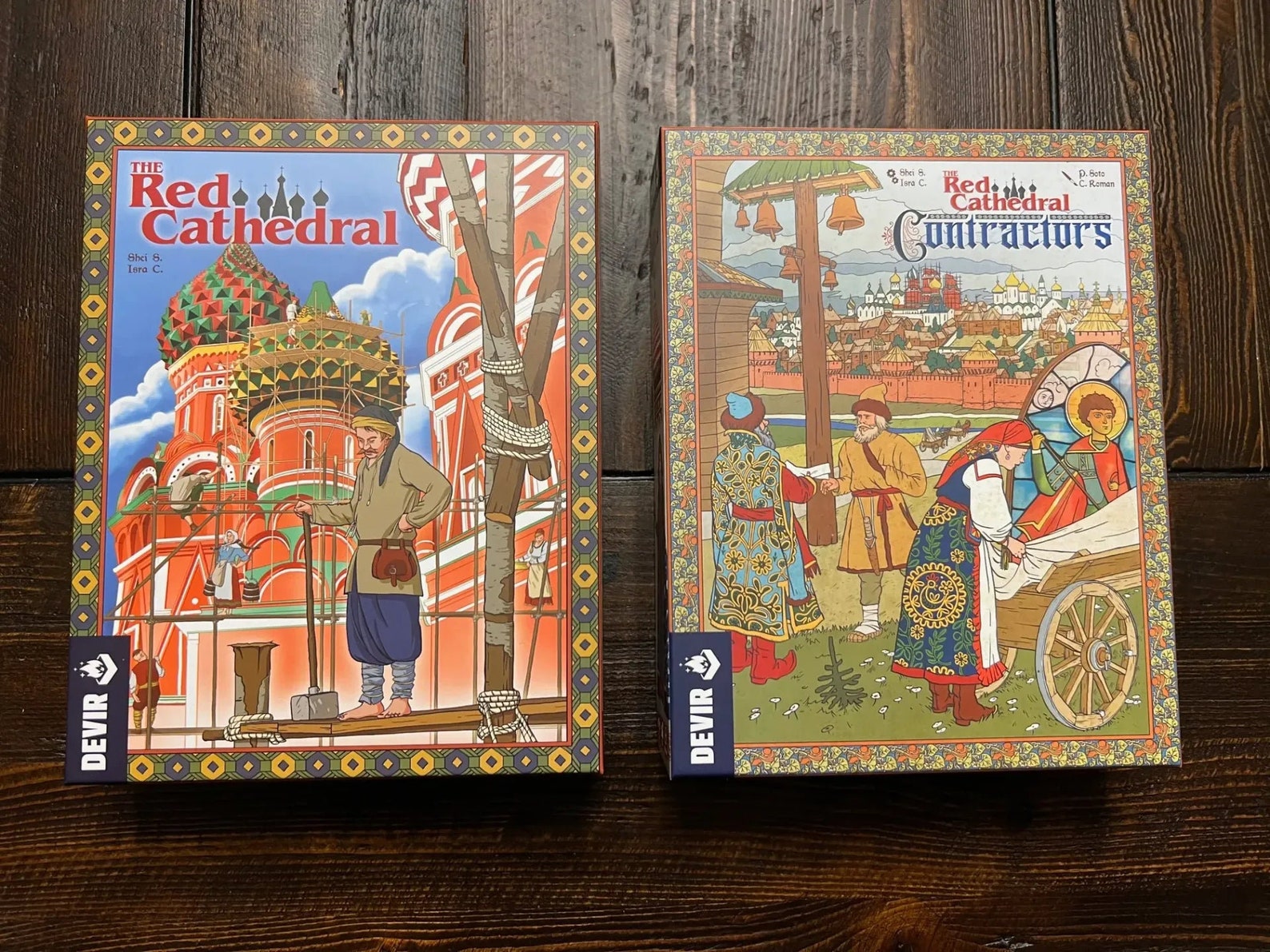 Red Cathedral With Contractors Expansion Board Game Insert / Organizer ...
