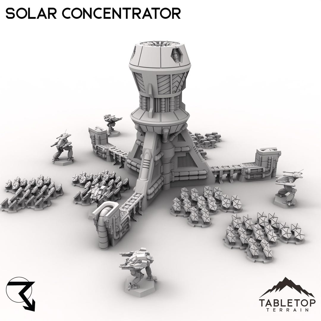 HEXTECH Solar Concentrator - Power Complex - Thunderhead Studio 6mm Compatible With Small Scale ...