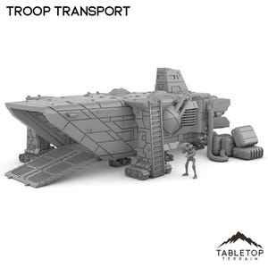 Troop Transport - Tabletop Terrain Outer Rim Compatible With Star Wars ...