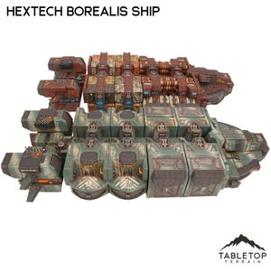 HEXTECH Borealis Ship- 6mm - Thunderhead Studio 6mm Compatible With ...