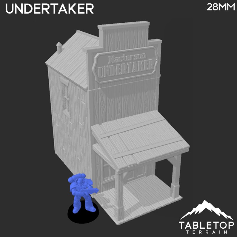 Undertaker Wild West Building - Etsy