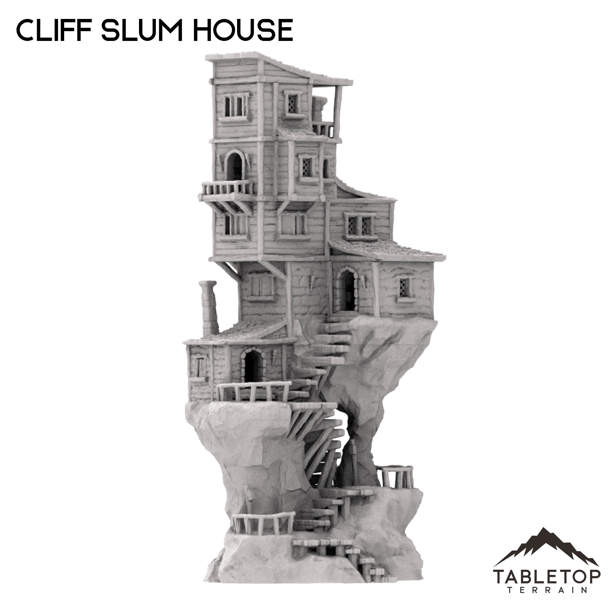Cliff Slum House - DND Aos Pathfinder Conquest Miniatureland Tabletop ...