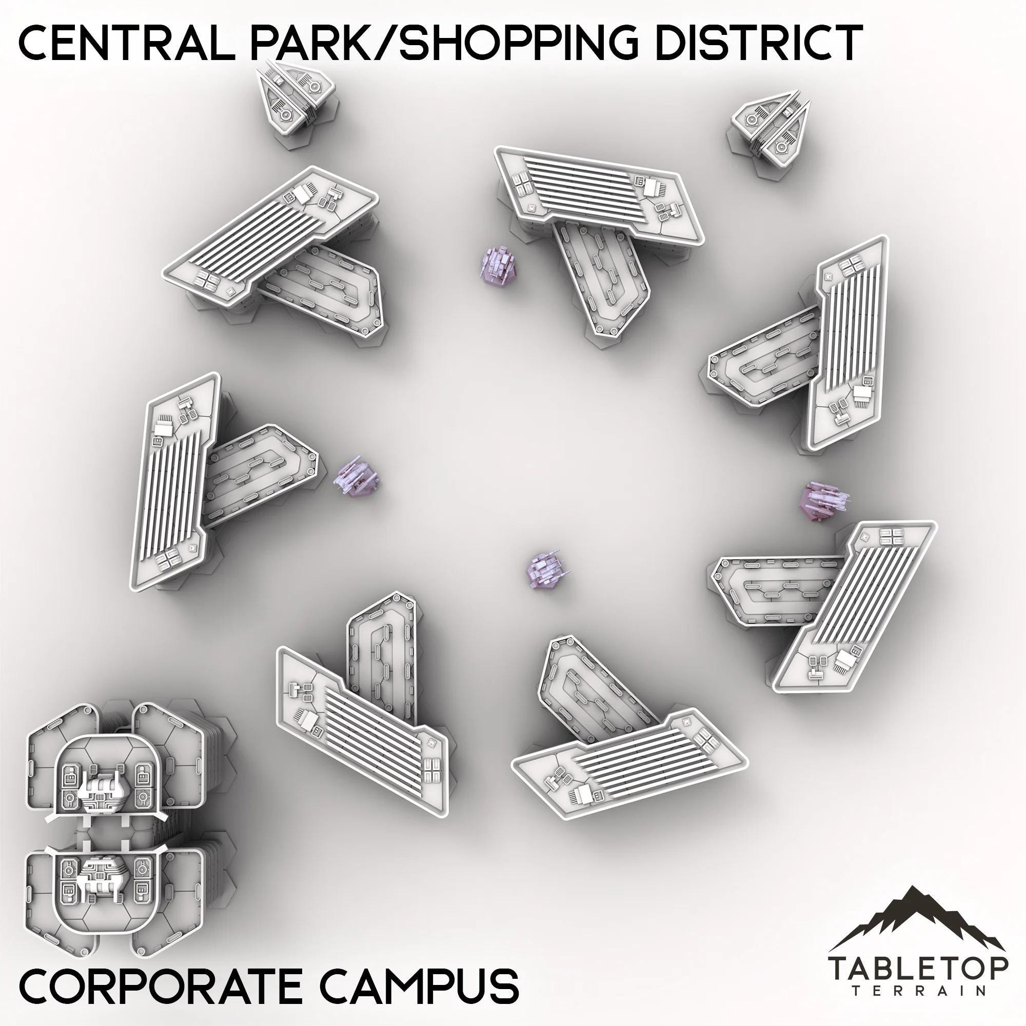 HEXTECH Central Park/shopping District - City Map Pack - Thunderhead ...