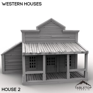 Western Houses - Wild West Terrain Wargaming RPG Exodus Western Rush ...